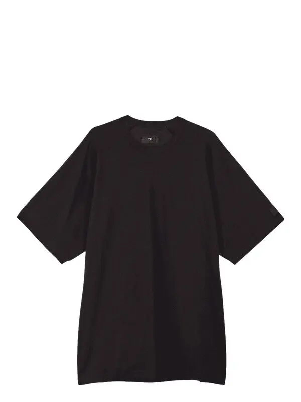 Y3 Crepe Jersey Short Sleeve T-shirt - Black