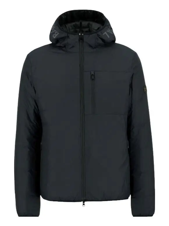 Barbour Lumley Quilted Jacket With Hood - Black
