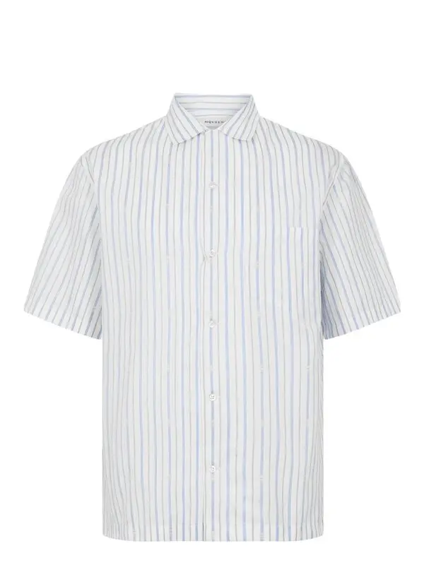 Alexander McQueen Short-sleeved Slim-fit Shirt - White