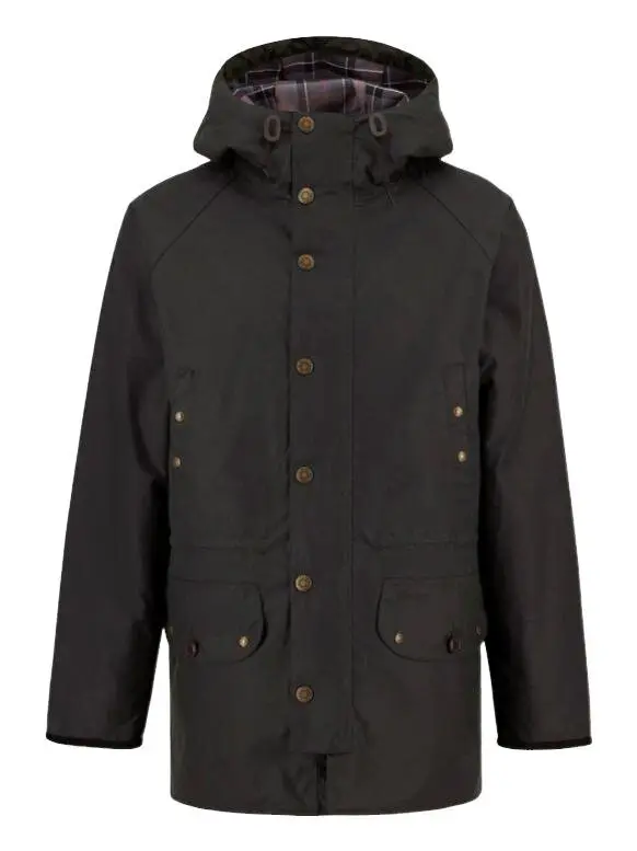 Barbour Waxed Parka - Sage