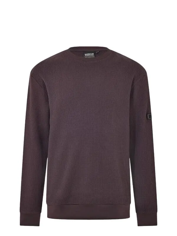 Barbour Curve Crew Sweatshirt - Java Red