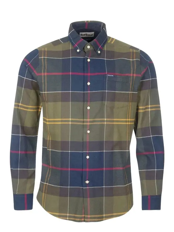 Barbour Edderton Long Sleeve Patterned Shirt - Black