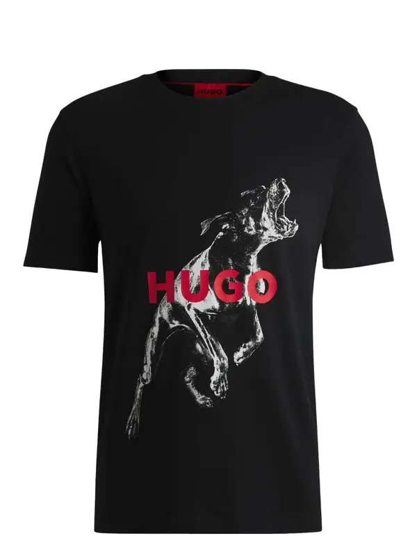 Hugo Boss Logo Crew-neck T-shirt - Black