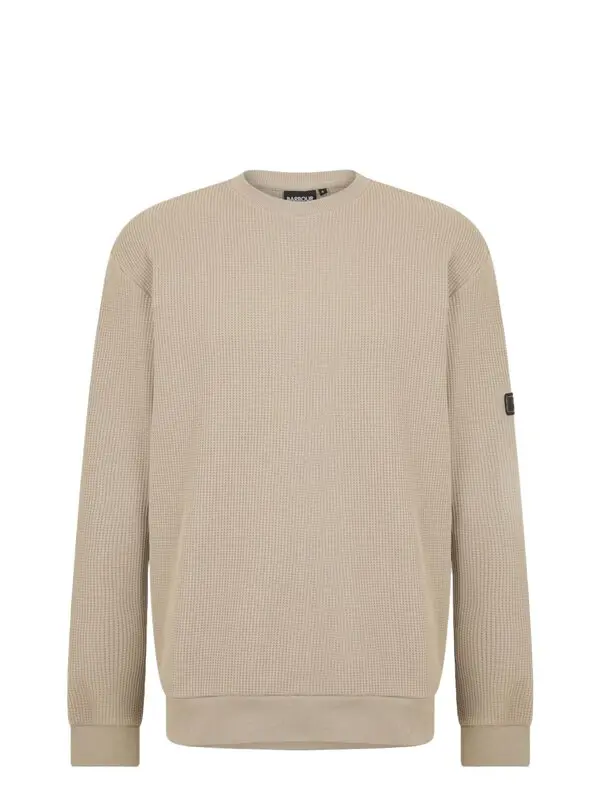 Barbour Curve Crew Sweatshirt - Concrete