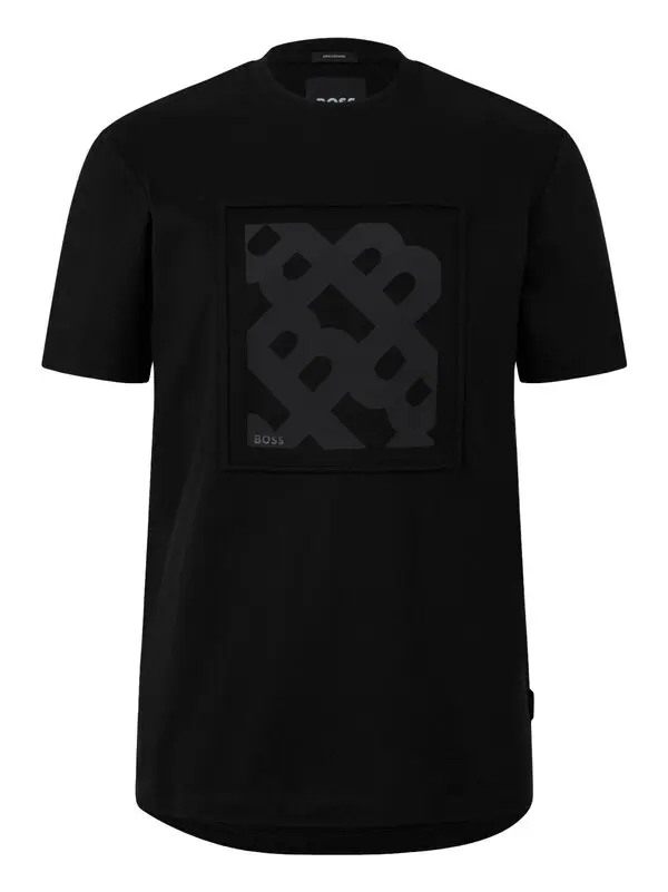 Hugo Boss Logo Crew-neck T-shirt - Black