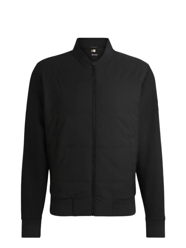 Hugo Boss Hbb Skiles100 Full Zipped Sweatshirt - Black