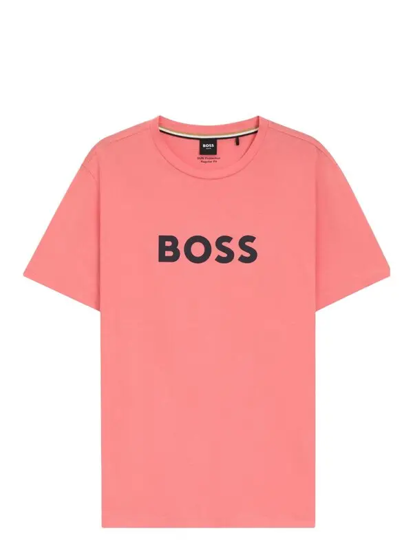Hugo Boss Logo Crew-neck T-shirt - Pink