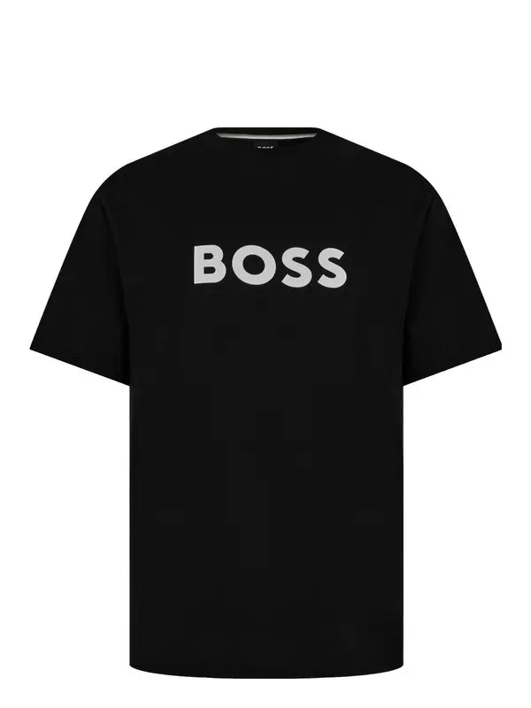 Hugo Boss Logo Crew-neck T-shirt - Black