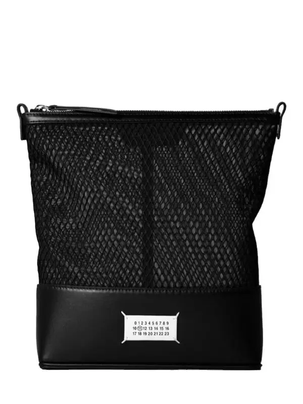 MAISON MARGIELA Logo Small Shoulder Bag - Black