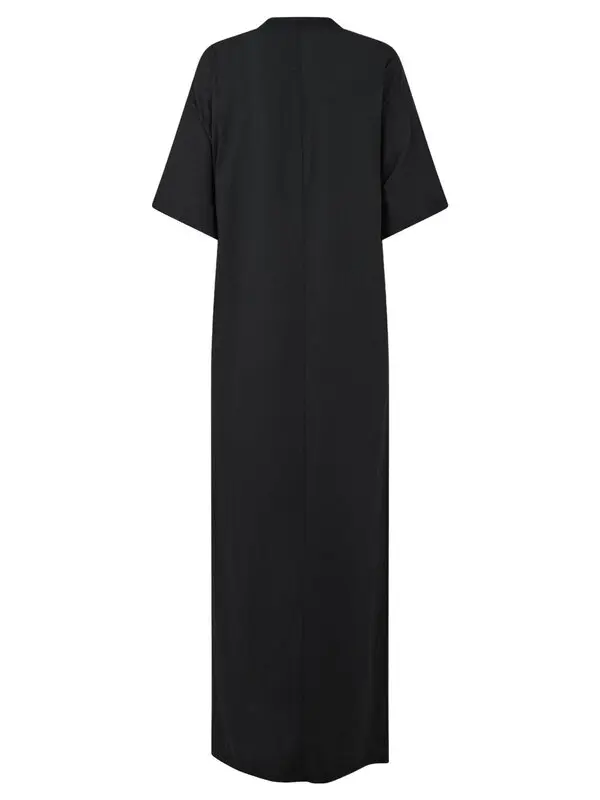 Balenciaga Fitted Long Dress - Black