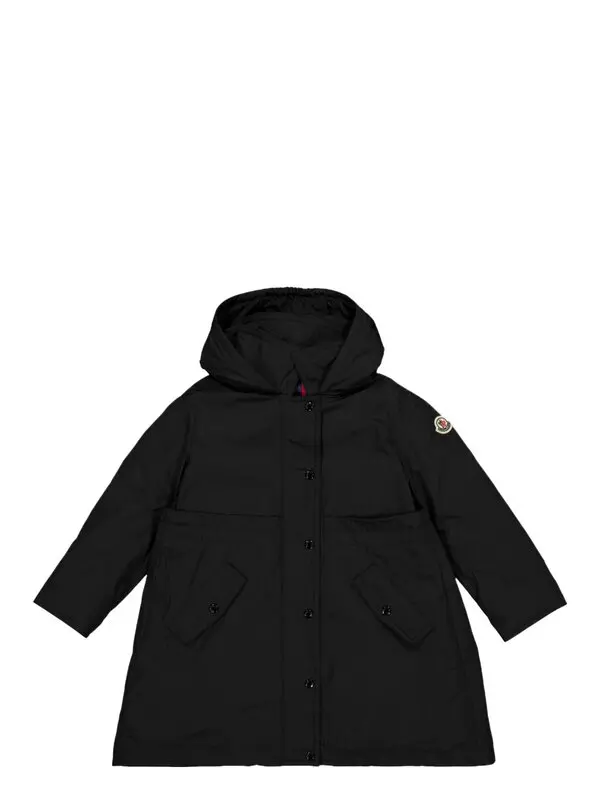 Moncler Hooded Parka Down Jacket - Black