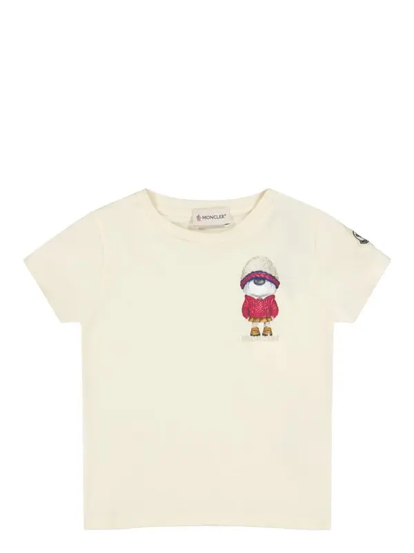 Moncler Logo Crew Neck T-shirt - White