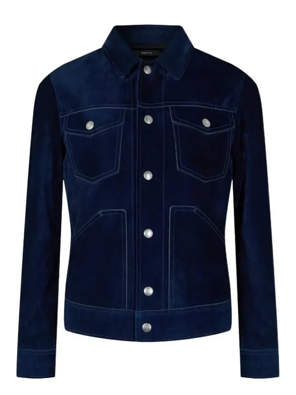 TOM FORD Suede Western Jacket - Black
