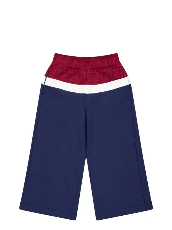 Fendi Logo Waist Track Pants - Blue