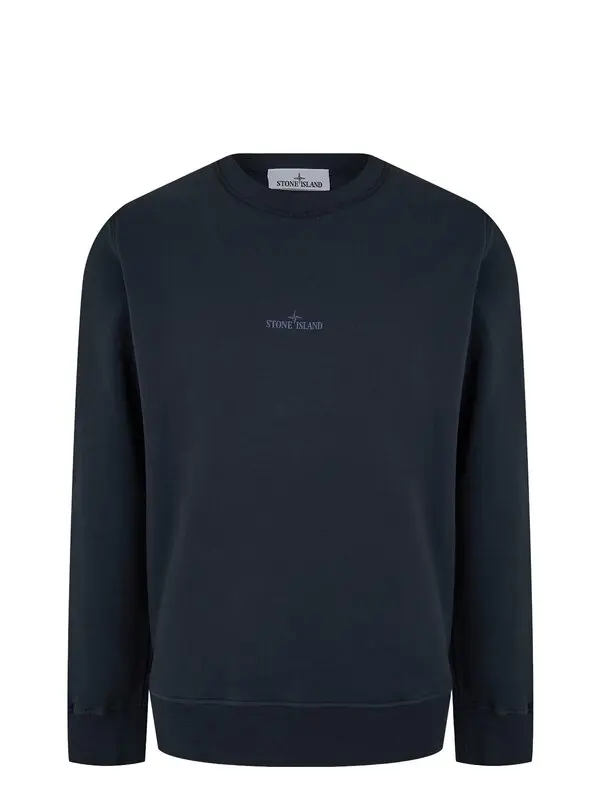 Stone Island Dial Logo Sweatshirt - Black