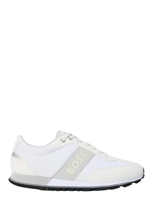 Hugo Boss Name" Sneakers - White