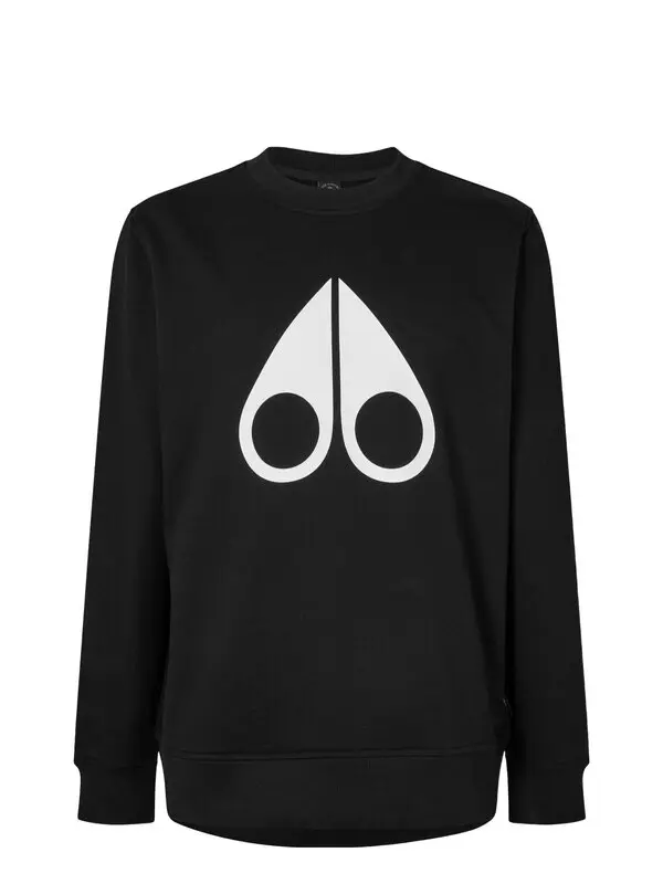 Moose Knuckles Essential Logo Sweatshirt - Black