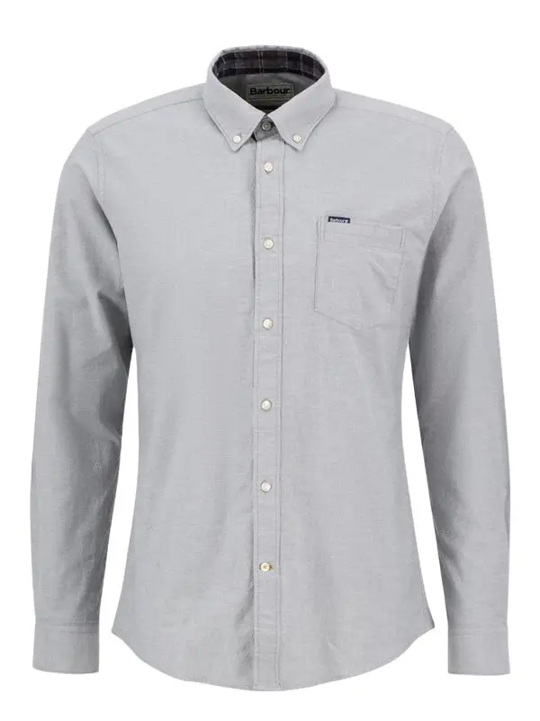 Barbour Marsden Tailored Long-sleeved Shirt - Gray