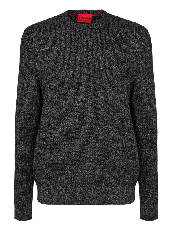 Hugo Boss Crewneck Knit Sweater - Black