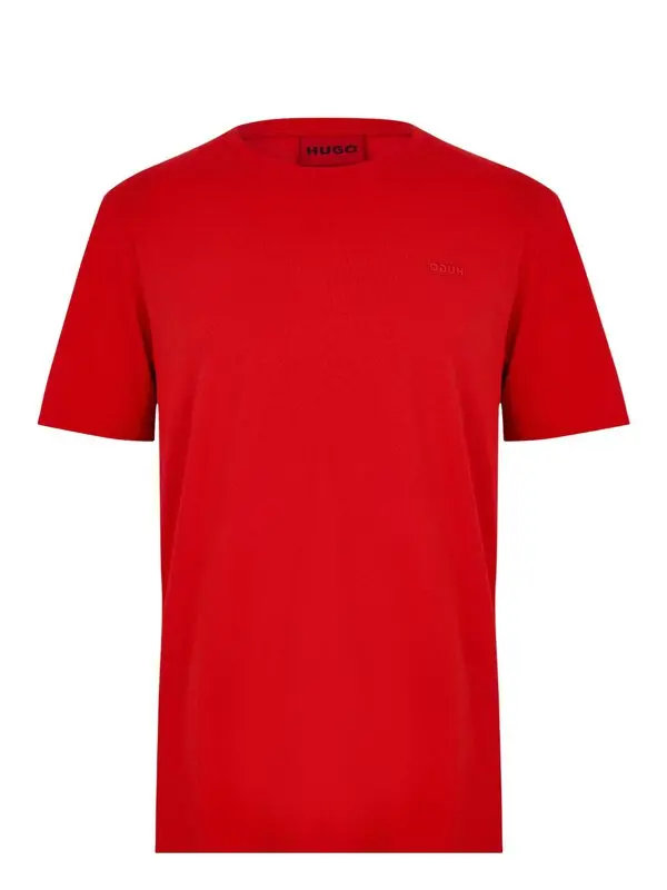 Hugo Boss Logo Crew-neck T-shirt - Red
