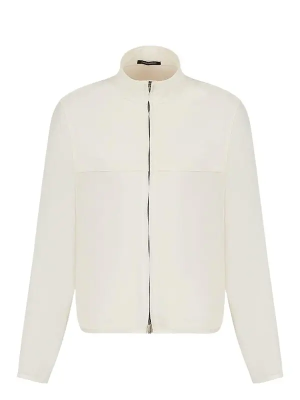 Emporio Armani Stand Collar Zip-up Jacket - No