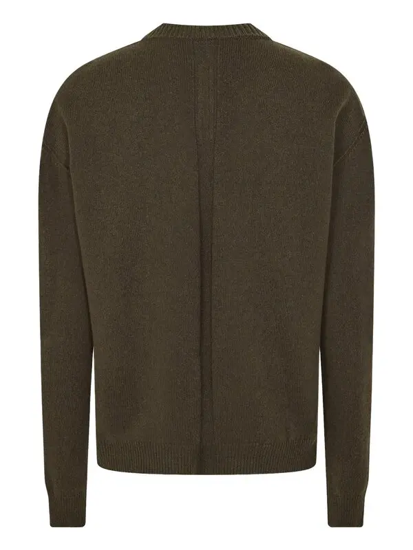 Rick Owens Crew Neck Knit Sweater - Green