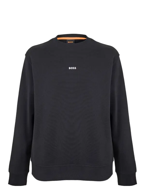 Hugo Boss Boss Wesmallcrew Crew Neck Sweater - Black