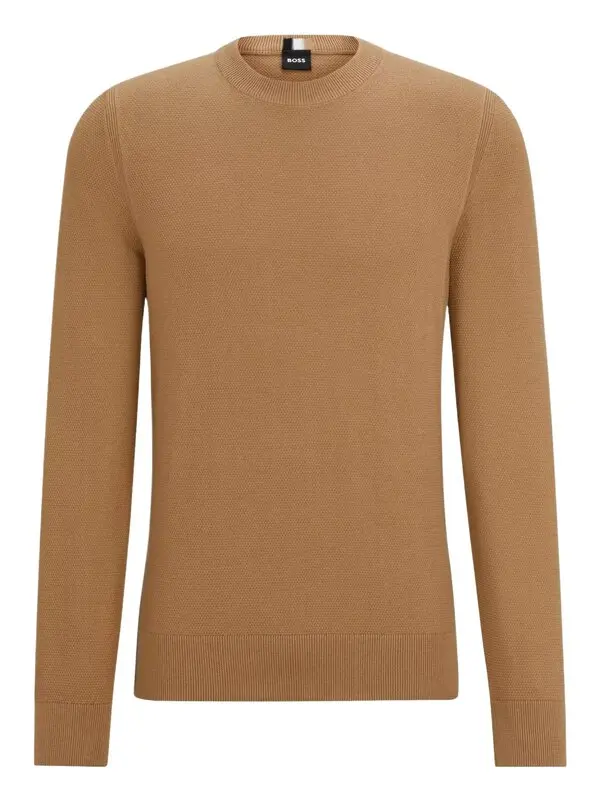 Hugo Boss Knitted Jumper - Brown