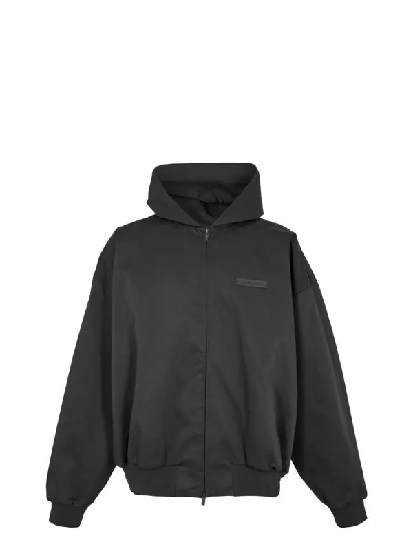 Fear Of God Hoodie With Zipper Pull-up - Black