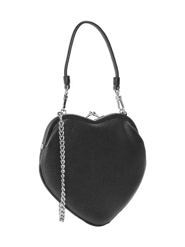 VIVIENNE WESTWOOD Heart-shaped Leather Handbag - Black