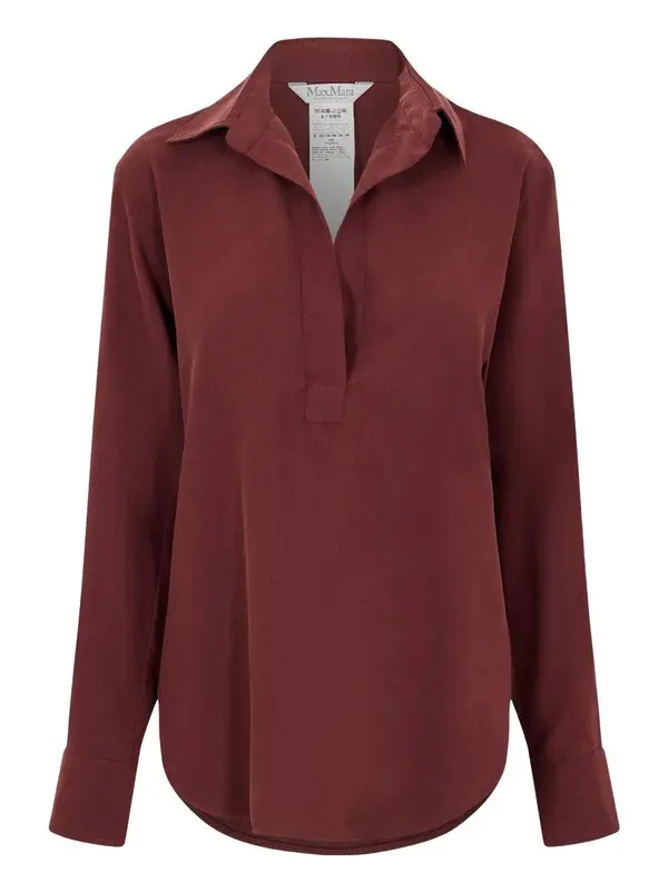 Max Mara Long-sleeve Shirt - Red