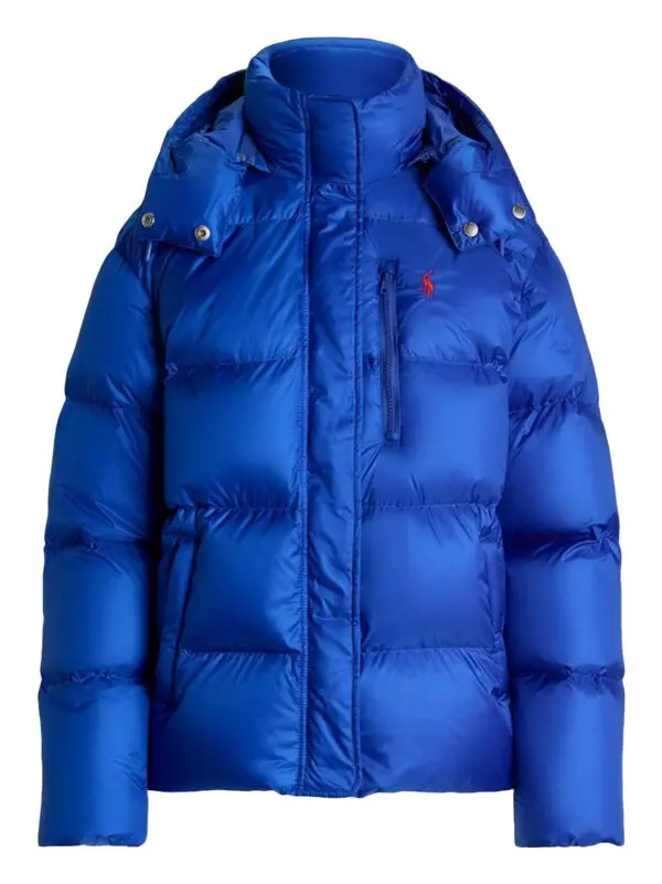 Polo Ralph Lauren Carly Puffer Jacket With Detachable Hood - Blue
