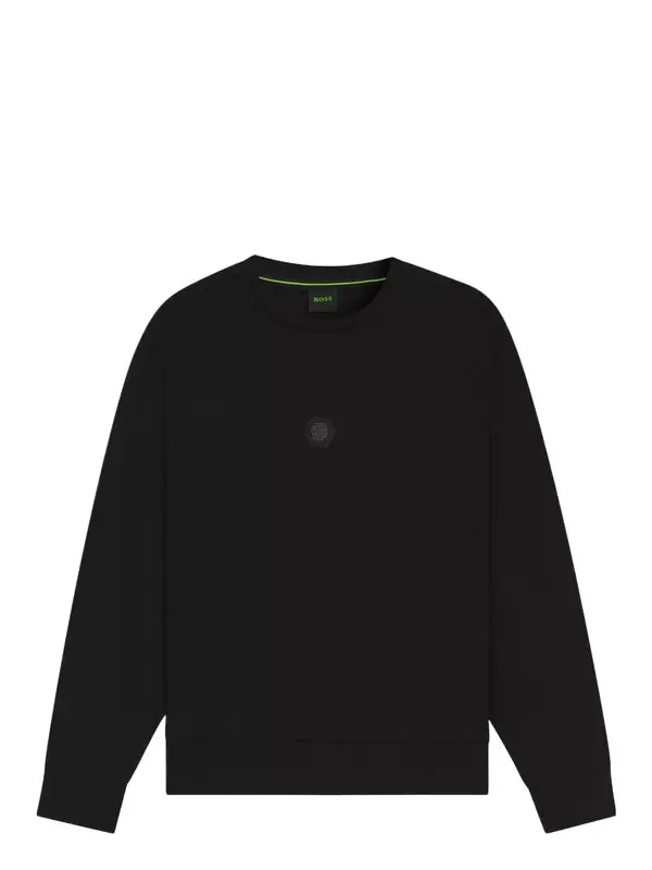 Hugo Boss Logo Crewneck Jumper - Black