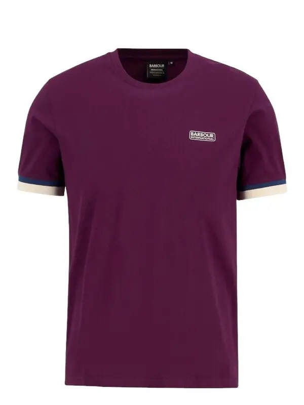 Barbour Evan Tipped T-shirt - Red