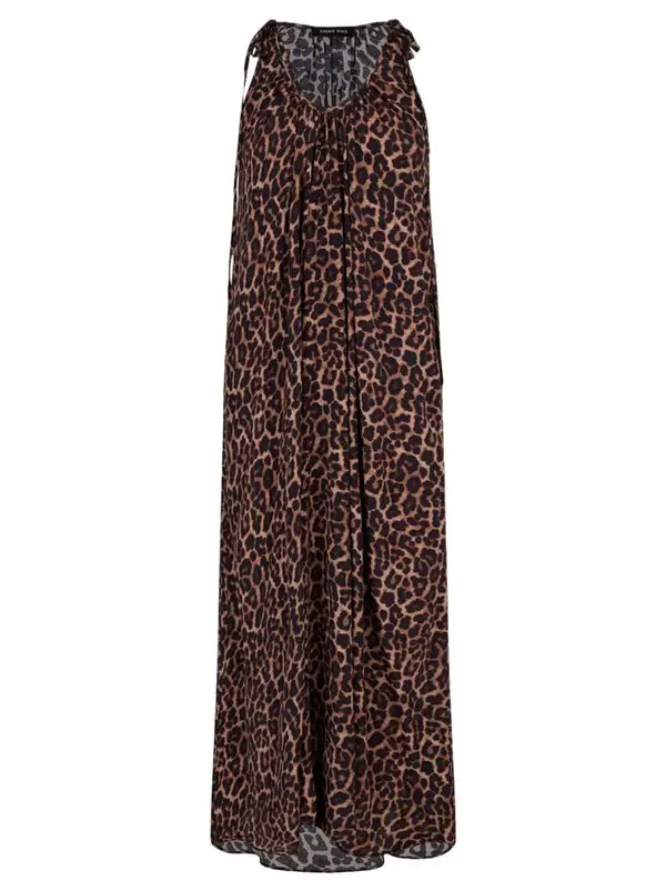 ANINE BING Patterned Dress - Black