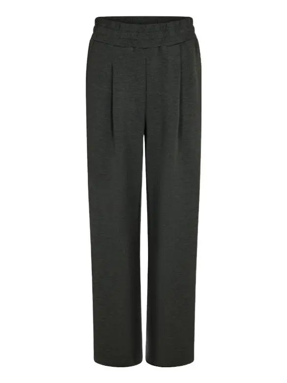 Varley Straight-leg Casual Pants - Olive Marl