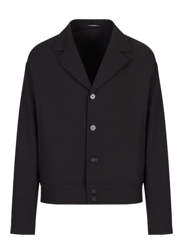 Emporio Armani Cropped Blazer Cardigan - No