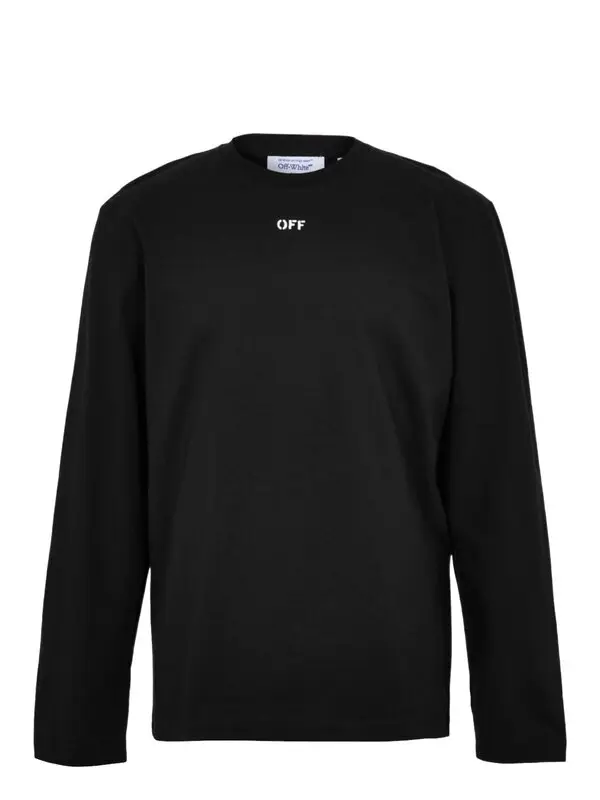 Off-White Logo Long-sleeve T-shirt - Black