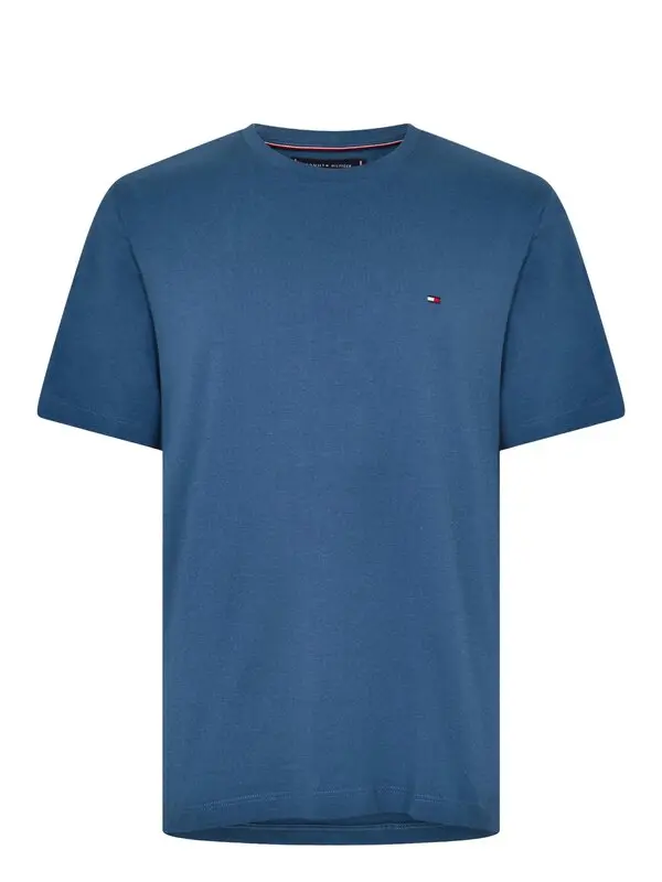 Tommy Hilfiger Logo Short Sleeve T-shirt - Blue