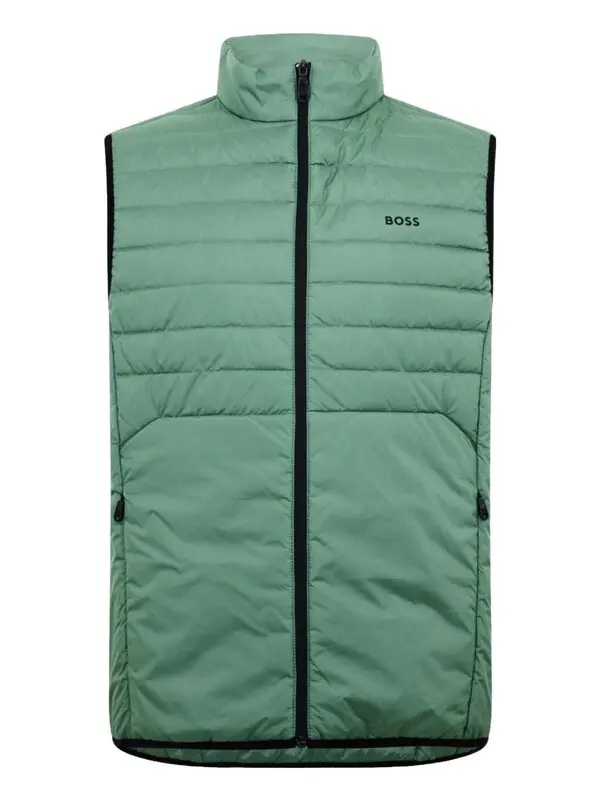 Hugo Boss Urbanex Horizontal Quilted Gilet - Green