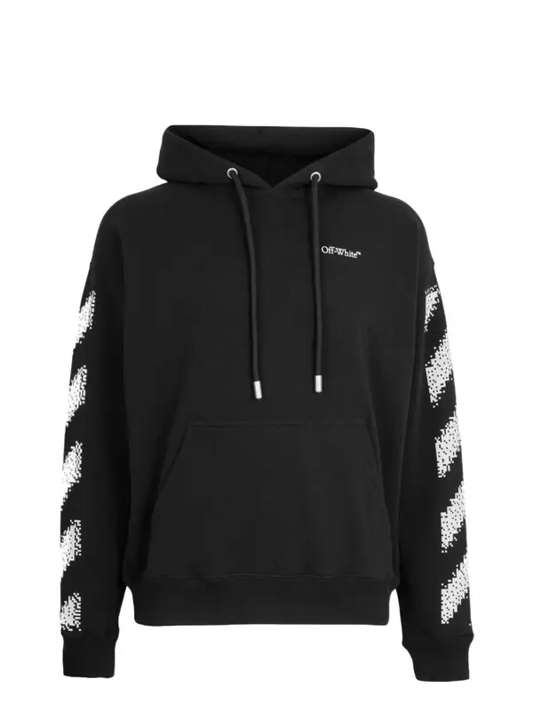 Off-White Hooded Sweatshirt - Black