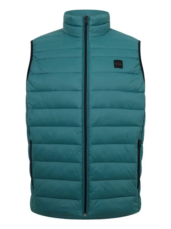 Hugo Boss Padded Zip-up Gilet - Blue