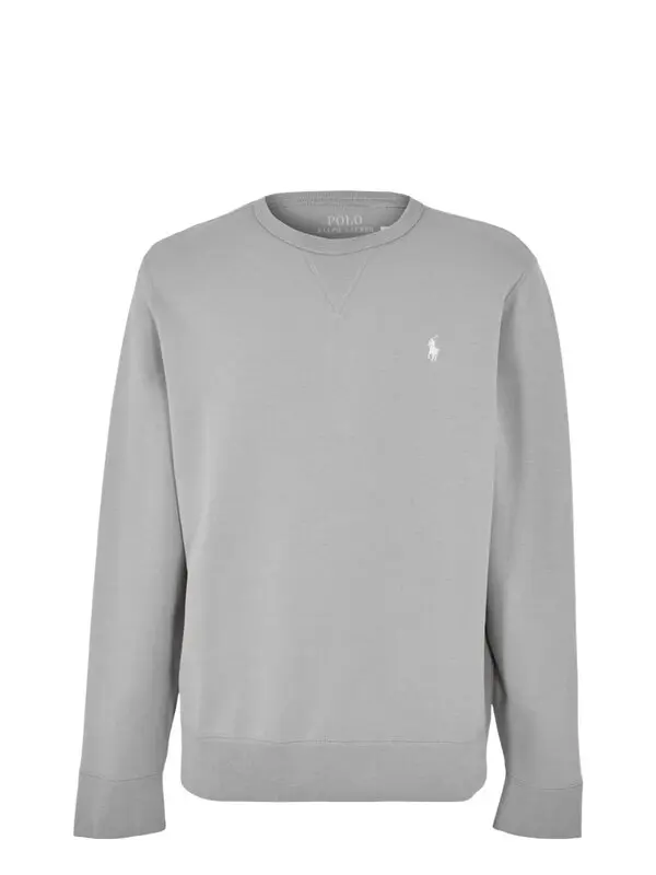 Polo Ralph Lauren Crew Neck Sweatshirt With Embroidered Logo - Black