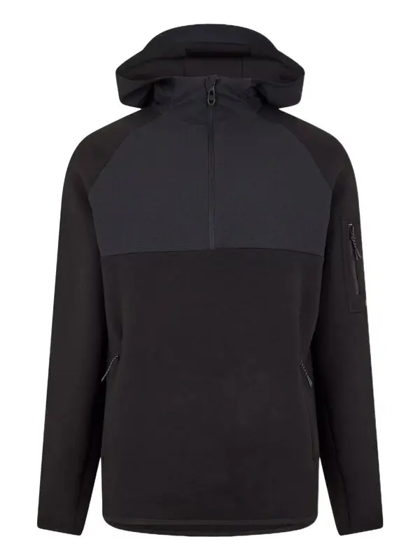 Hugo Boss Urban Quarter Zip Lightweight Fleece - Black