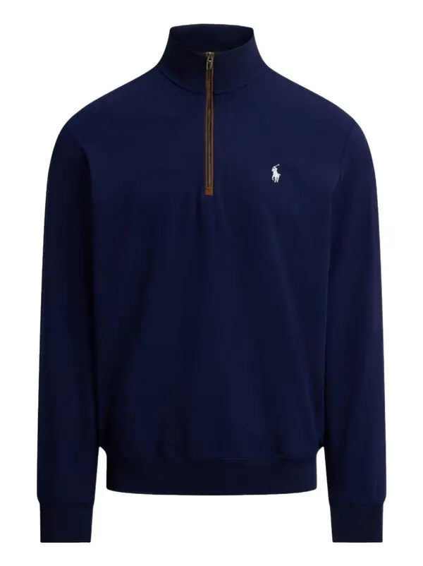 Polo Ralph Lauren Terry Half-zip Pullover - Black