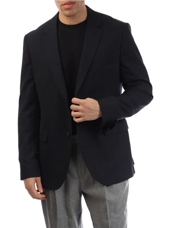 Hugo Boss Minimalist Single-breasted Blazer - Black