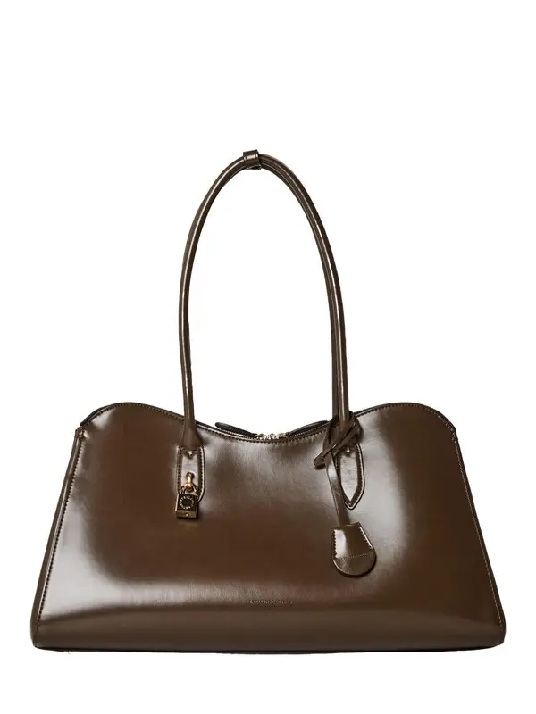 Stella McCartney Shiny Ryder Top Handle Bag - Green