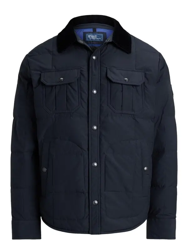 Polo Ralph Lauren Quilted Shirt Jacket - Black