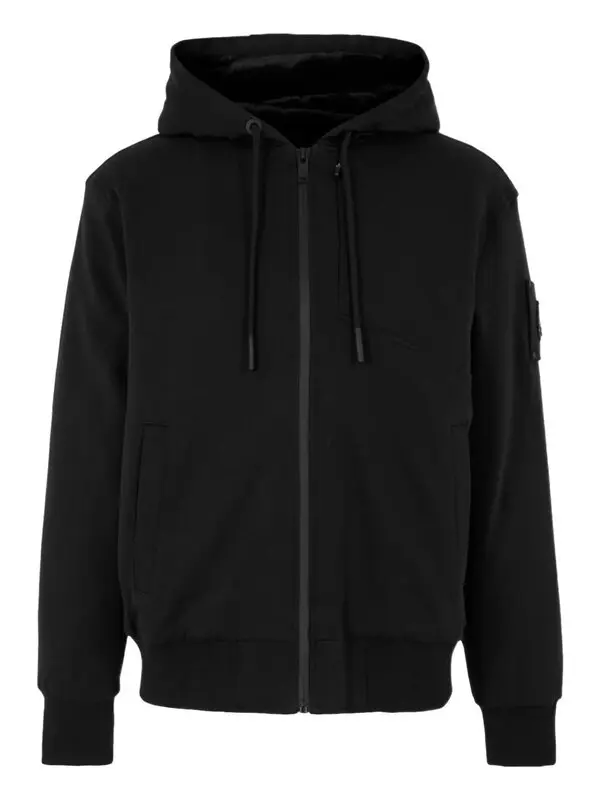 Moose Knuckles Tilden Bunny Bomber Jacket - Black