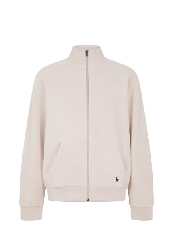 Polo Ralph Lauren Zip-up Fleece Mock Neck Top - No